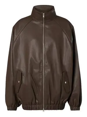 THE FRANKIE SHOP Senta Bomber Jacket - Brown