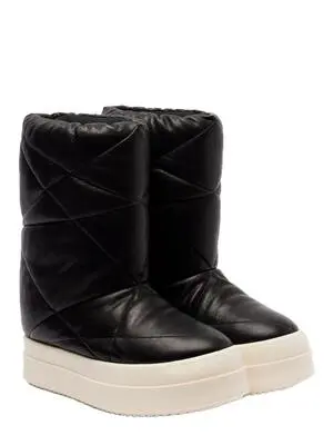 RICK OWENS Mega Bumper Lunar Leather Boots