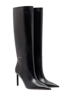 TOM FORD Julianne 85 Leather Knee-high Boots - Black