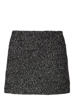Sportmax Anemone Tweed Miniskirt - Black
