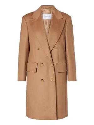 Max Mara Cosa Double-breasted Camel Hair Coat - Beige