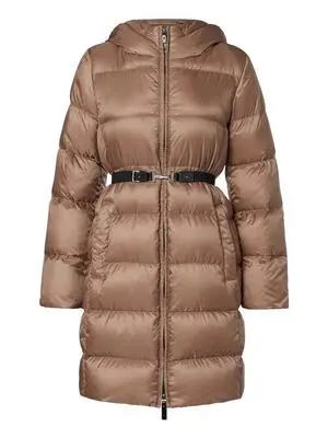 Max Mara The Cube Seipar Quilted Down Coat - Brown