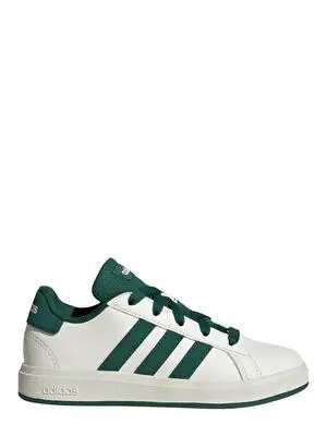 Adidas Grand Court Lifestyle Sneakers - Off White/collegiate Green/core Black