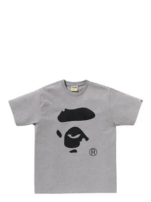 A BATHING APE Ape Face Tee Shirt - Gray