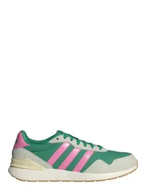 Adidas Run 60s 4.0 Sneakers - Semi Court Green/bliss Pink/warm Vanilla