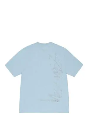 StÜssy C Thru Pigment Dyed Tee Shirt - Baby Blue