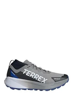 Adidas Terrex Agravic Gore-tex Trail Sneakers - Charcoal Solid Grey/semi Impact Orange/semi Lucid Blue