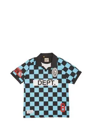 GALLERY DEPT. Alvarado Soccer Jersey In Check - Multi Check
