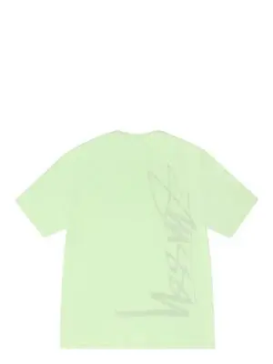 StÜssy C Thru Pigment Dyed Tee Shirt - Pistachio