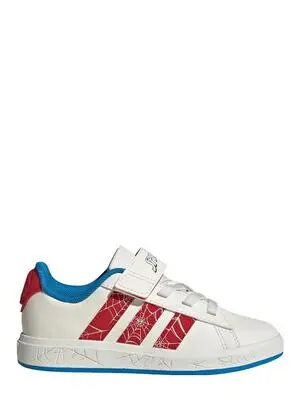 Adidas Grand Court Spider-man Sneakers - Cloud White/pure Ruby/bright Blue