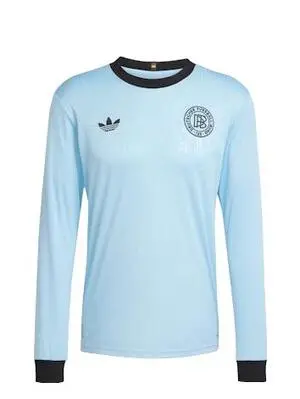 Adidas Germany Anniversary Long Sleeve Jersey - Clear Blue Black