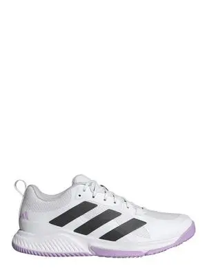Adidas Court Team Bounce 2.0 Sneakers - Cloud White/core Black/powder Plum