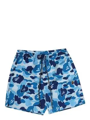 A BATHING APE Relaxed Fit Water Shorts - Blue