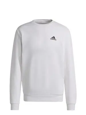 Adidas Essentials Fleece Sweatshirt - White/black