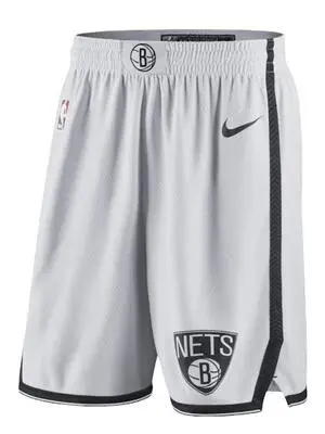 Nike Nba Brooklyn Nets City Edition Swingman Shorts - White/black