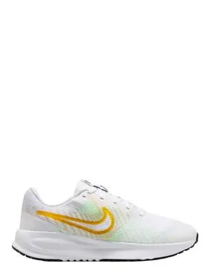 Nike Run Defy Sneakers - White/apricot Agate/lime Blast