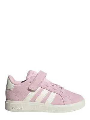 Adidas Grand Court 2.0 Sneakers - Clear Pink/off White/gold Metallic
