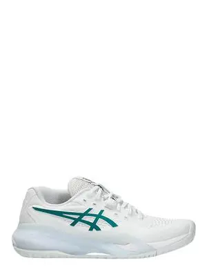 Asics Lace Up Sneakers - White/pitch Green