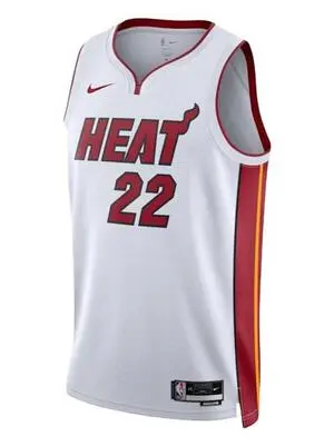 Nike Nba Miami Heat Jimmy Butler Association Edition Swingman Jersey - White/dark Red