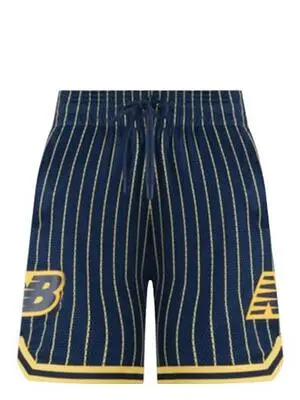 NEW BALANCE In Game Mesh Shorts - Dark Blue/yellow