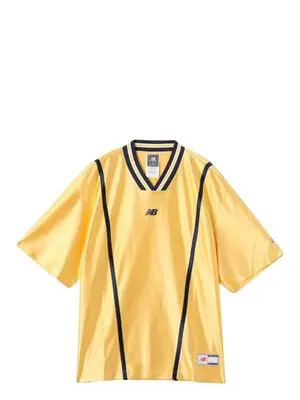 NEW BALANCE In Game Tricot Shooting T-shirt - Yellow/navy Blue