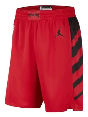 JORDAN Nba Portland Trail Blazers Statement Edition Shorts - Red/black