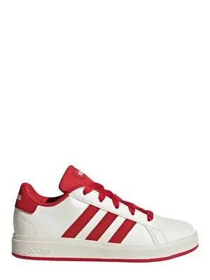 Adidas Grand Court Lifestyle Sneakers - Off White/collegiate Red/core Black