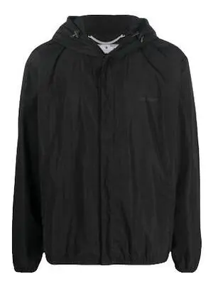 Off-White Diag Tab Windbreaker Jacket - Black