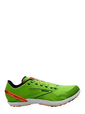 Brooks Draft Xc Spikeless - Green Gecko/red Orange/white