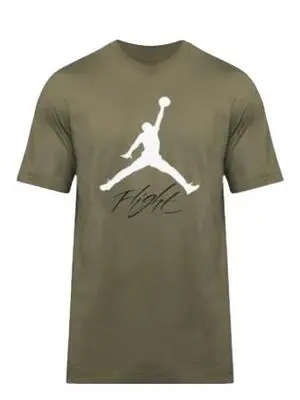 JORDAN Jumpman Flight T-shirt - Khaki/white