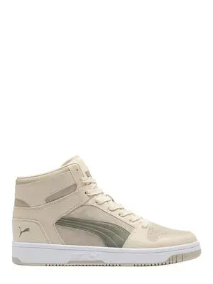 PUMA Puma Rebound Layup Washed Suedein High-Top Sneakers