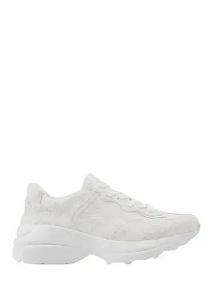 Gucci Rhyton Monogram Sneakers - White