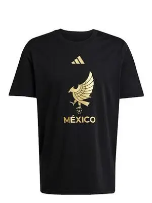 Adidas Mexico Gold Dna Tee Shirt - Black