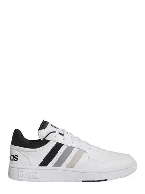 Adidas Hoops 3.0 Low Classic Vintage Sneakers - Cloud White/core Black/grey