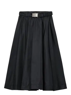 Prada Re-nylon Flared Skirt - Black