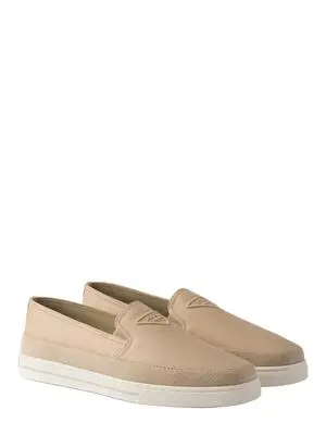 Prada Cotton Canvas Slip-ons - Cord