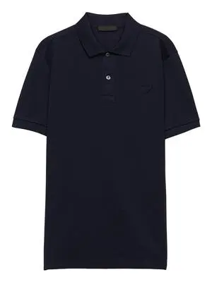 Prada Piqué Polo Hirt Navy