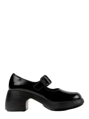 Camper Thelma Ii Buckle-strap Platform Pumps - Black