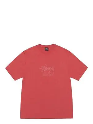 StÜssy Laguna Usa Pigment Dyed Tee Shirt Guava
