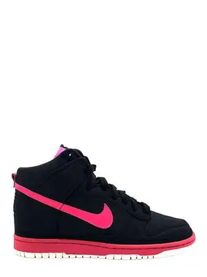 Nike Nike Dunk High Nylon Premium Sneakers Black/vivid Pink/white