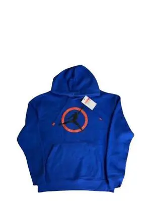JORDAN Flight Mvp Graphic Fleece Pullover Hoodie - Blue