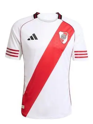 Adidas River Plate 25/26 Home Authentic Jersey - White Team Power Red 2