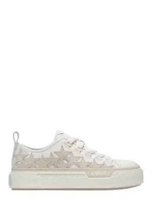 Amiri Amiri Stars Court Low Top Sneakers Alabaster