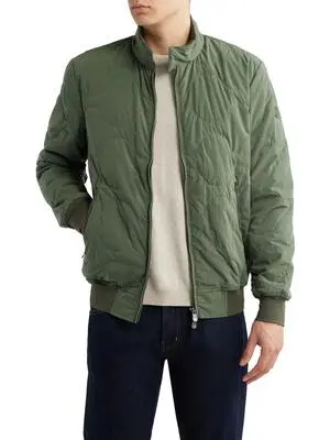 SAVE THE DUCK Water Resistant Quilted Jacket - Thyme Green