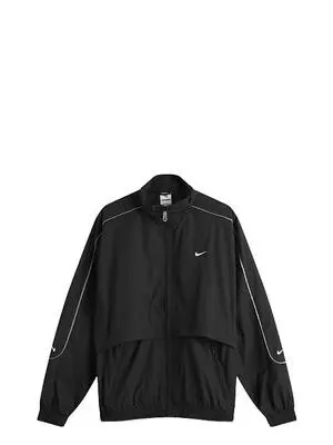 Nike Solo Swoosh Woven Track Jacket - Black/white