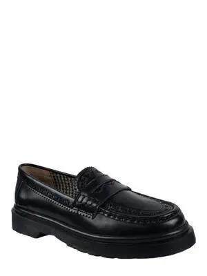 ARTISAN CRAFTED BY ZIGI Lug Sole Penny Loafer - Black