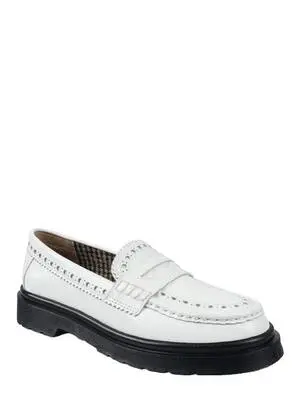 ARTISAN CRAFTED BY ZIGI Lug Sole Penny Loafer - White