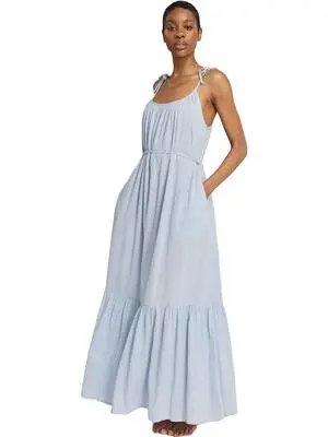 NUDEA The Trapeze Maxi Dress Sky