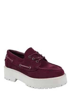 CANDIE'S Biz Platform Loafer Burgundy