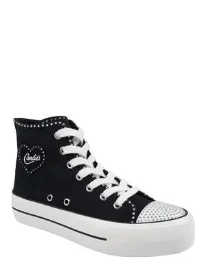 CANDIE'S Lizzy High-Top Sneakers Black